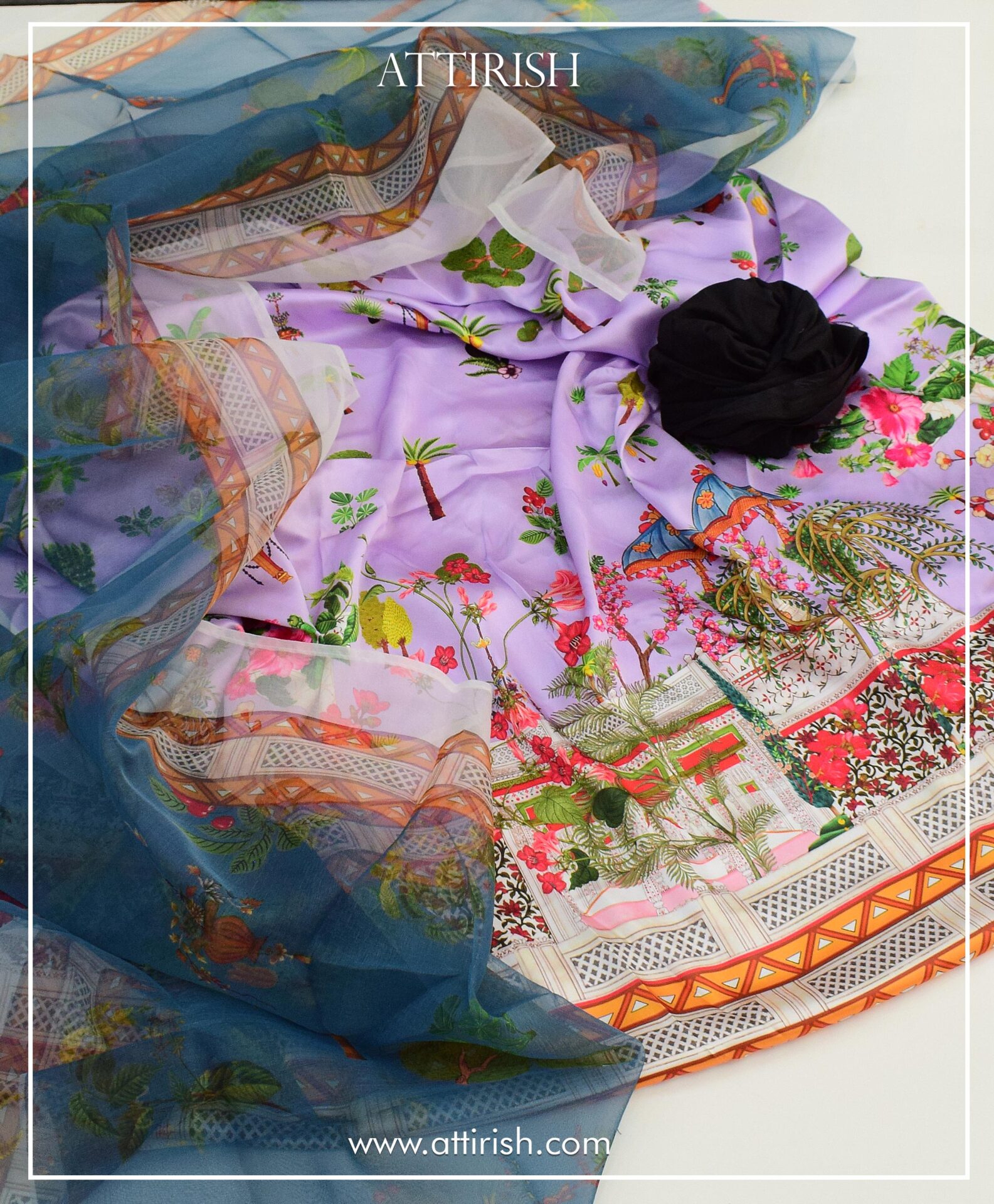 Floral Silk-SO13 - ATTIRISH | Home